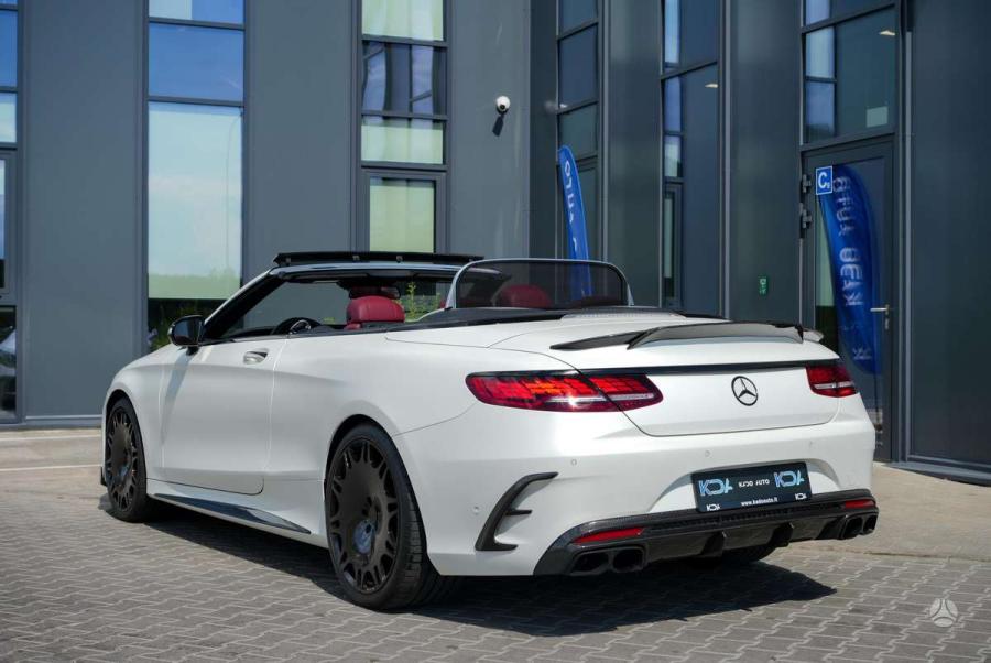 Balts Mercedes-Benz S63 AMG 2017 Kauņa, ar dzinēja tilpumu 5.46 L un nobraukumu 26 tūkst. km par 94950 €, foto 13 vietnē AUTOMOTO.COM.LV