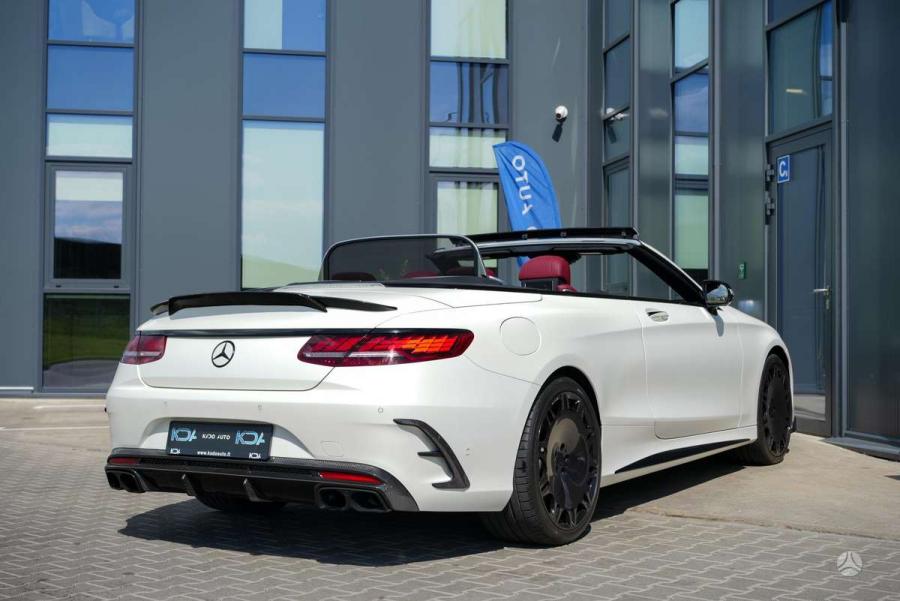 Balts Mercedes-Benz S63 AMG 2017 Kauņa, ar dzinēja tilpumu 5.46 L un nobraukumu 26 tūkst. km par 94950 €, foto 14 vietnē AUTOMOTO.COM.LV