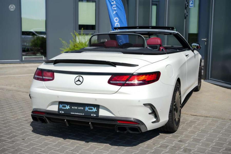 Balts Mercedes-Benz S63 AMG 2017 Kauņa, ar dzinēja tilpumu 5.46 L un nobraukumu 26 tūkst. km par 94950 €, foto 18 vietnē AUTOMOTO.COM.LV