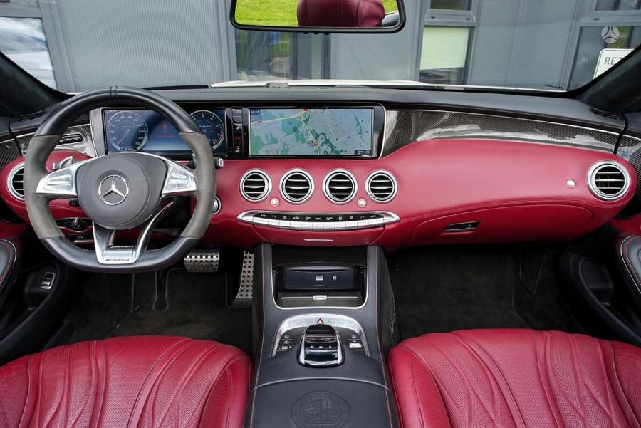 Balts Mercedes-Benz S63 AMG 2017 Kauņa, ar dzinēja tilpumu 5.46 L un nobraukumu 26 tūkst. km par 94950 €, foto 21 vietnē AUTOMOTO.COM.LV