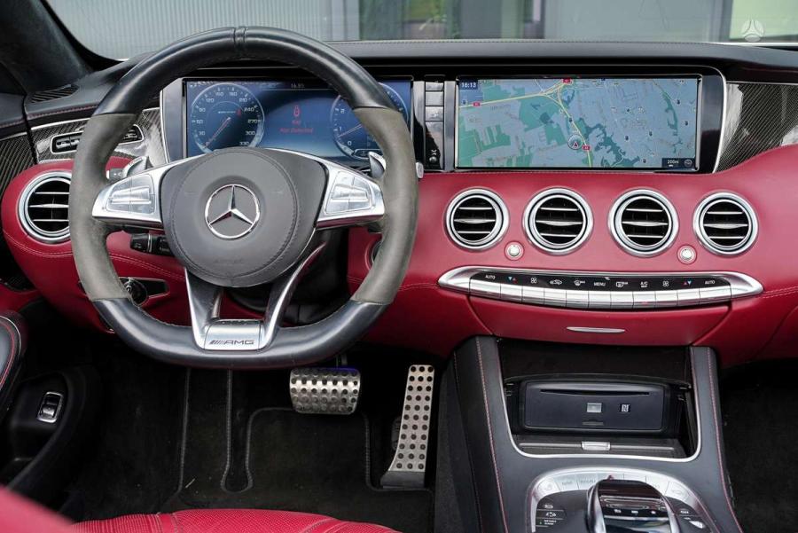 Balts Mercedes-Benz S63 AMG 2017 Kauņa, ar dzinēja tilpumu 5.46 L un nobraukumu 26 tūkst. km par 94950 €, foto 22 vietnē AUTOMOTO.COM.LV