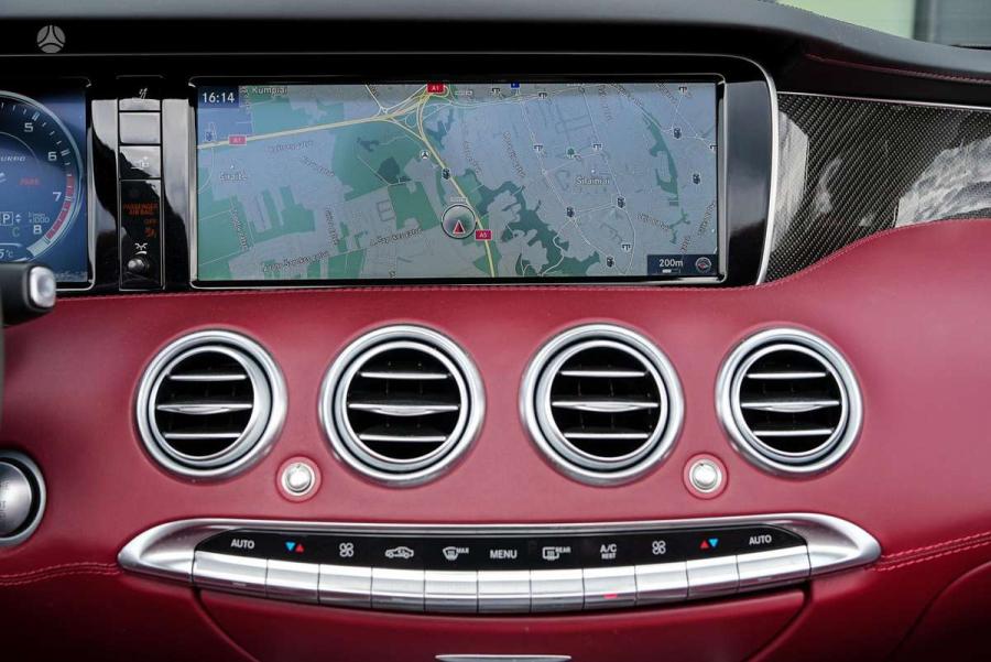 Balts Mercedes-Benz S63 AMG 2017 Kauņa, ar dzinēja tilpumu 5.46 L un nobraukumu 26 tūkst. km par 94950 €, foto 25 vietnē AUTOMOTO.COM.LV