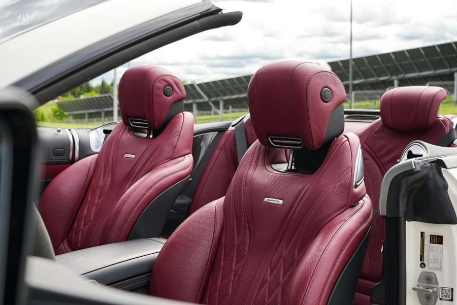 Balts Mercedes-Benz S63 AMG 2017 Kauņa, ar dzinēja tilpumu 5.46 L un nobraukumu 26 tūkst. km par 94950 €, foto 32 vietnē AUTOMOTO.COM.LV