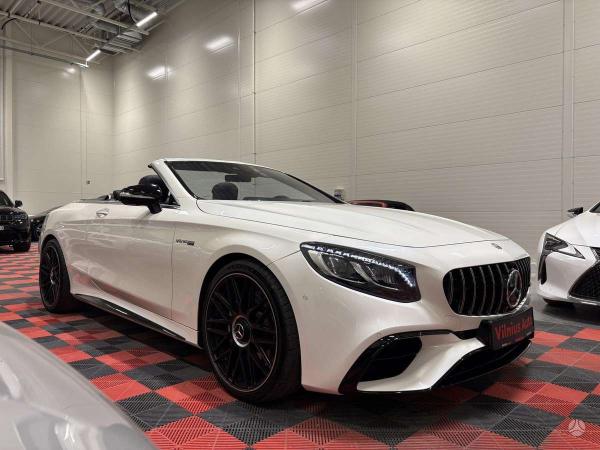 Balts Mercedes-Benz S63 AMG 2019 Viļņa, ar dzinēja tilpumu 3.98 L un nobraukumu 66 tūkst. km par 89630 €, foto 3 vietnē AUTOMOTO.COM.LV