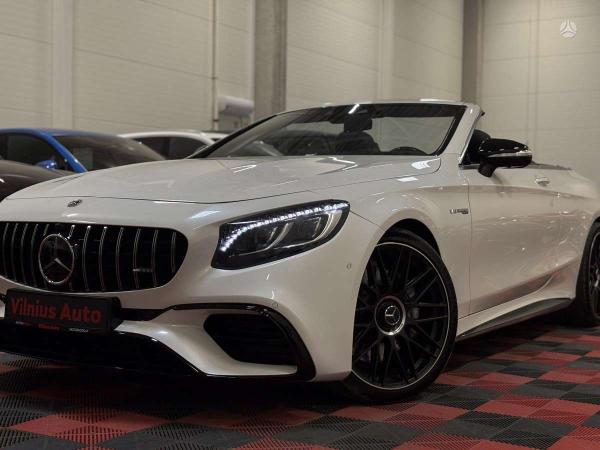 Balts Mercedes-Benz S63 AMG 2019 Viļņa, ar dzinēja tilpumu 3.98 L un nobraukumu 66 tūkst. km par 89630 €, foto 7 vietnē AUTOMOTO.COM.LV