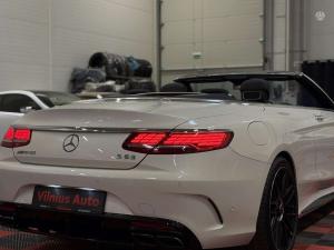 White Mercedes-Benz S63 AMG 2019 in Vilnius, with an engine capacity of 3.98 L and mileage of 66 thousand km for 89630 €, photo 9 on AUTOMOTO.COM.LV