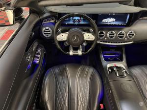 White Mercedes-Benz S63 AMG 2019 in Vilnius, with an engine capacity of 3.98 L and mileage of 66 thousand km for 89630 €, photo 22 on AUTOMOTO.COM.LV