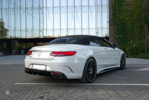 Белый Мерседес S63 AMG 2019 в Вильнюс, объемом двигателя 3.98 л и пробегом 66 тыс. км за 86300 €, фото 8 на AUTOMOTO.COM.LV