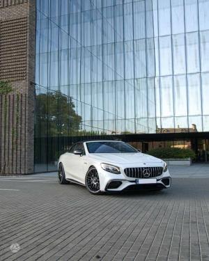 Белый Мерседес S63 AMG 2019 в Вильнюс, объемом двигателя 3.98 л и пробегом 66 тыс. км за 86300 €, фото 12 на AUTOMOTO.COM.LV