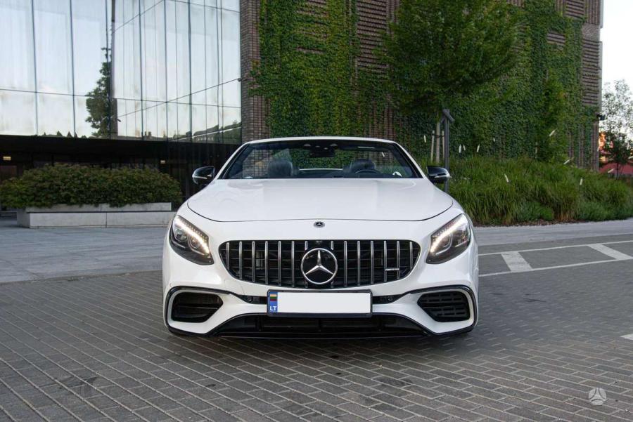 Белый Мерседес S63 AMG 2019 в Вильнюс, объемом двигателя 3.98 л и пробегом 66 тыс. км за 86300 €, фото 17 на AUTOMOTO.COM.LV