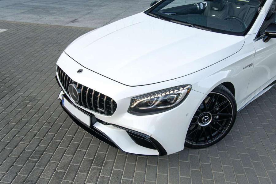 Белый Мерседес S63 AMG 2019 в Вильнюс, объемом двигателя 3.98 л и пробегом 66 тыс. км за 86300 €, фото 18 на AUTOMOTO.COM.LV