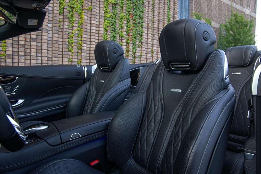 Белый Мерседес S63 AMG 2019 в Вильнюс, объемом двигателя 3.98 л и пробегом 66 тыс. км за 86300 €, фото 22 на AUTOMOTO.COM.LV