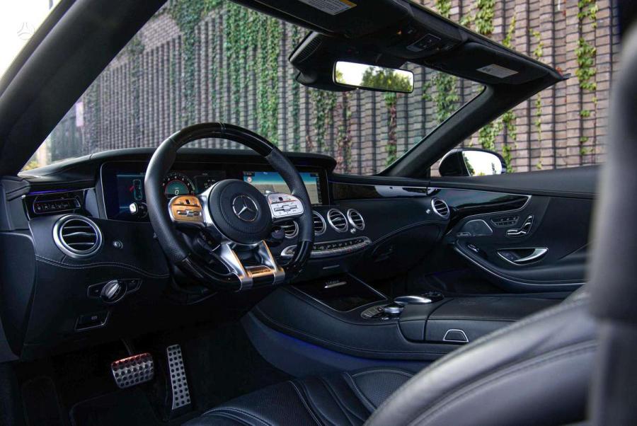Белый Мерседес S63 AMG 2019 в Вильнюс, объемом двигателя 3.98 л и пробегом 66 тыс. км за 86300 €, фото 26 на AUTOMOTO.COM.LV