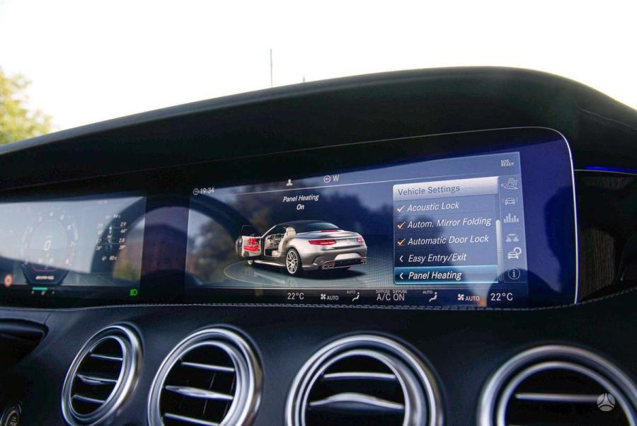 Белый Мерседес S63 AMG 2019 в Вильнюс, объемом двигателя 3.98 л и пробегом 66 тыс. км за 86300 €, фото 39 на AUTOMOTO.COM.LV