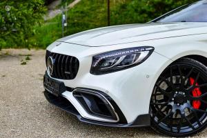 White Mercedes-Benz S63 AMG 2016 in Kretinga, with an engine capacity of 5.46 L and mileage of 95 thousand km for 79000 €, photo 4 on AUTOMOTO.COM.LV