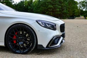 White Mercedes-Benz S63 AMG 2016 in Kretinga, with an engine capacity of 5.46 L and mileage of 95 thousand km for 79000 €, photo 6 on AUTOMOTO.COM.LV