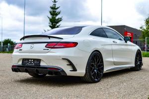 White Mercedes-Benz S63 AMG 2016 in Kretinga, with an engine capacity of 5.46 L and mileage of 95 thousand km for 79000 €, photo 7 on AUTOMOTO.COM.LV