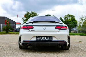 White Mercedes-Benz S63 AMG 2016 in Kretinga, with an engine capacity of 5.46 L and mileage of 95 thousand km for 79000 €, photo 8 on AUTOMOTO.COM.LV