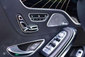 White Mercedes-Benz S63 AMG 2016 in Kretinga, with an engine capacity of 5.46 L and mileage of 95 thousand km for 79000 €, photo 18 on AUTOMOTO.COM.LV