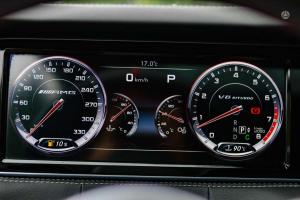 White Mercedes-Benz S63 AMG 2016 in Kretinga, with an engine capacity of 5.46 L and mileage of 95 thousand km for 79000 €, photo 31 on AUTOMOTO.COM.LV