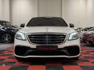 Balts Mercedes-Benz S63 AMG 2016 Viļņa, ar dzinēja tilpumu 5.46 L un nobraukumu 138 tūkst. km par 45990 €, foto 2 vietnē AUTOMOTO.COM.LV