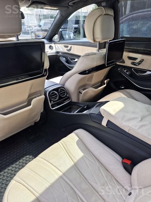 Balts Mercedes-Benz S63 AMG 2014 Rīga, ar dzinēja tilpumu 5.50 L un nobraukumu 0 tūkst. km par 45000 €, foto 6 vietnē AUTOMOTO.COM.LV