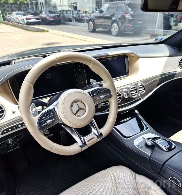 Balts Mercedes-Benz S63 AMG 2014 Rīga, ar dzinēja tilpumu 5.50 L un nobraukumu 0 tūkst. km par 45000 €, foto 8 vietnē AUTOMOTO.COM.LV