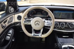 Balts Mercedes-Benz S63 AMG 2014 Rīga, ar dzinēja tilpumu 5.50 L un nobraukumu 145 tūkst. km par 39900 €, foto 10 vietnē AUTOMOTO.COM.LV