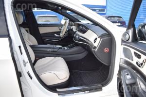 Balts Mercedes-Benz S63 AMG 2014 Rīga, ar dzinēja tilpumu 5.50 L un nobraukumu 145 tūkst. km par 39900 €, foto 15 vietnē AUTOMOTO.COM.LV