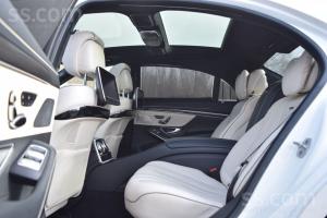 Balts Mercedes-Benz S63 AMG 2014 Rīga, ar dzinēja tilpumu 5.50 L un nobraukumu 145 tūkst. km par 39900 €, foto 17 vietnē AUTOMOTO.COM.LV