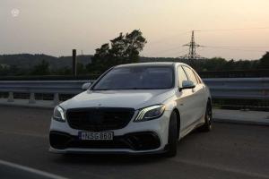 Белый Мерседес S63 AMG 2014 в Каунас, объемом двигателя 5.46 л и пробегом 63 тыс. км за 48000 €, фото 4 на AUTOMOTO.COM.LV