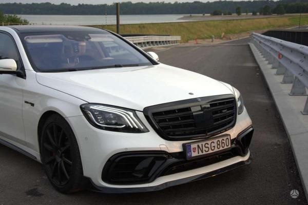 Белый Мерседес S63 AMG 2014 в Каунас, объемом двигателя 5.46 л и пробегом 63 тыс. км за 48000 €, фото 4 на AUTOMOTO.COM.LV
