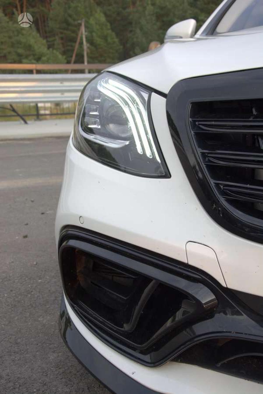 Белый Мерседес S63 AMG 2014 в Каунас, объемом двигателя 5.46 л и пробегом 63 тыс. км за 48000 €, фото 6 на AUTOMOTO.COM.LV