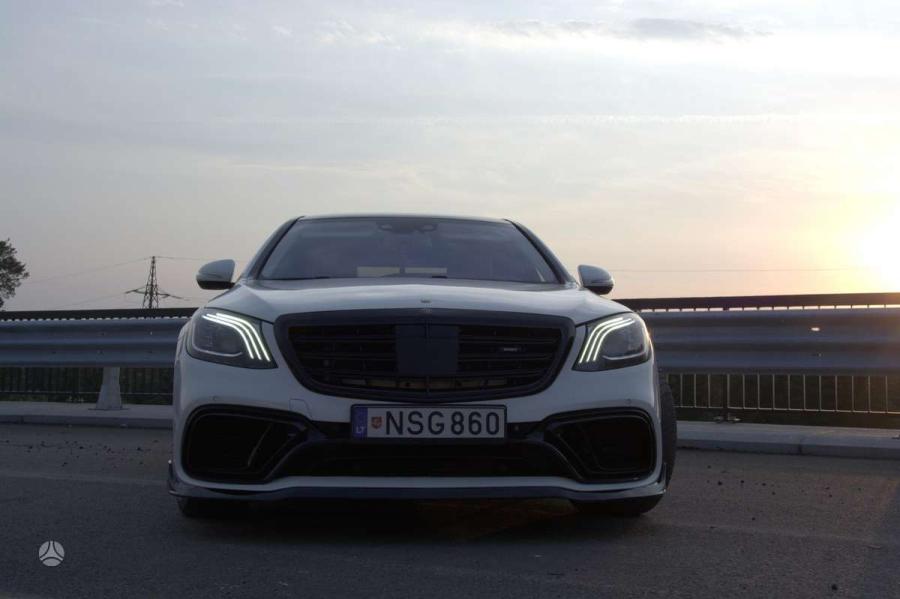 Белый Мерседес S63 AMG 2014 в Каунас, объемом двигателя 5.46 л и пробегом 63 тыс. км за 48000 €, фото 13 на AUTOMOTO.COM.LV