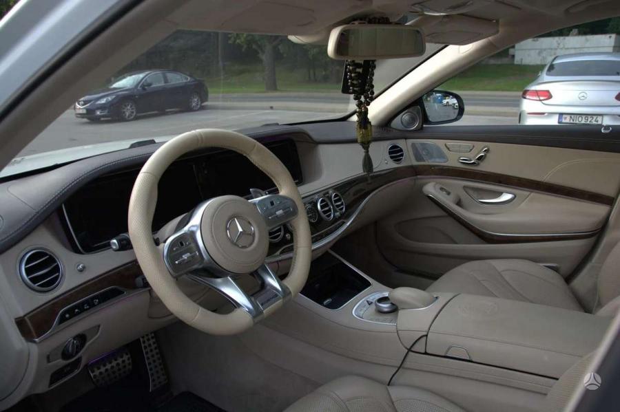 Белый Мерседес S63 AMG 2014 в Каунас, объемом двигателя 5.46 л и пробегом 63 тыс. км за 48000 €, фото 19 на AUTOMOTO.COM.LV