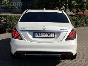 Белый Мерседес S63 AMG 2014 в Елгава, объемом двигателя 5.50 л и пробегом 168 тыс. км за 39990 €, фото 6 на AUTOMOTO.COM.LV