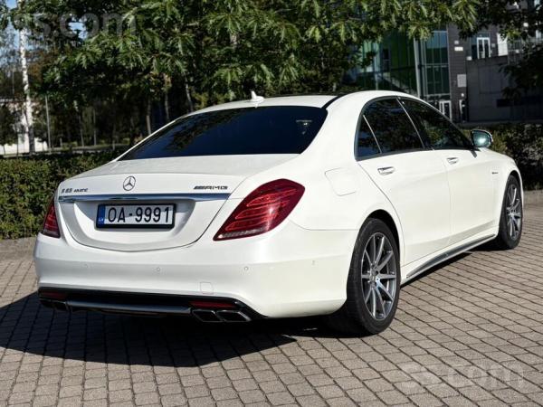 Белый Мерседес S63 AMG 2014 в Елгава, объемом двигателя 5.50 л и пробегом 168 тыс. км за 39990 €, фото 7 на AUTOMOTO.COM.LV