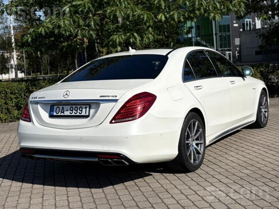Белый Мерседес S63 AMG 2014 в Елгава, объемом двигателя 5.50 л и пробегом 168 тыс. км за 39990 €, фото 7 на AUTOMOTO.COM.LV