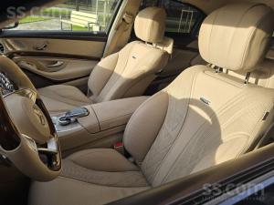 White Mercedes-Benz S63 AMG 2016 in Riga, with an engine capacity of 5.50 L and mileage of 0 thousand km for 35000 €, photo 7 on AUTOMOTO.COM.LV