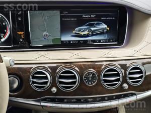 White Mercedes-Benz S63 AMG 2016 in Riga, with an engine capacity of 5.50 L and mileage of 0 thousand km for 35000 €, photo 16 on AUTOMOTO.COM.LV