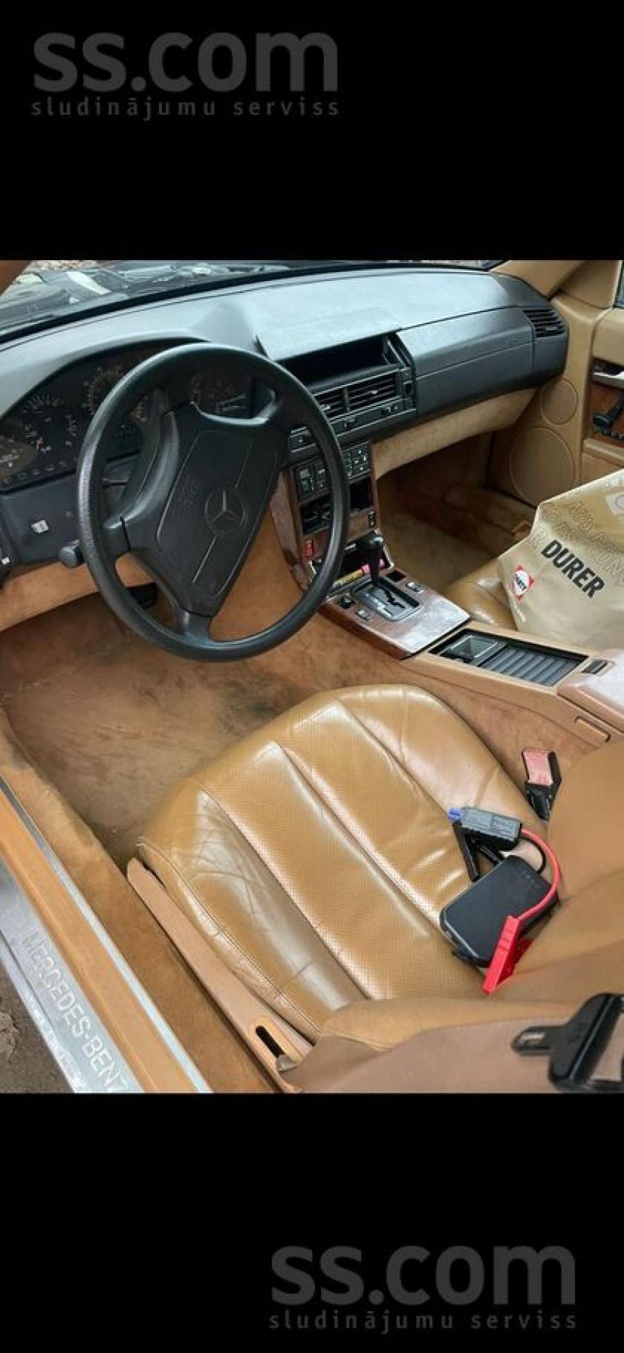 Melns Mercedes-Benz sl-300 1992 Daugavpils, ar dzinēja tilpumu 3.00 L un nobraukumu 117 tūkst. km par 11000 €, foto 7 vietnē AUTOMOTO.COM.LV