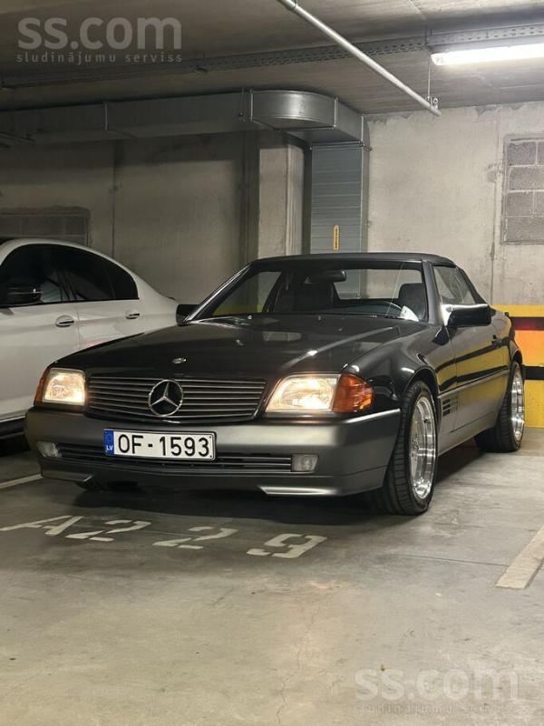 Melns Mercedes-Benz sl-320 1993 Rīga, ar dzinēja tilpumu 3.20 L un nobraukumu 0 tūkst. km par 18900 €, foto 1 vietnē AUTOMOTO.COM.LV