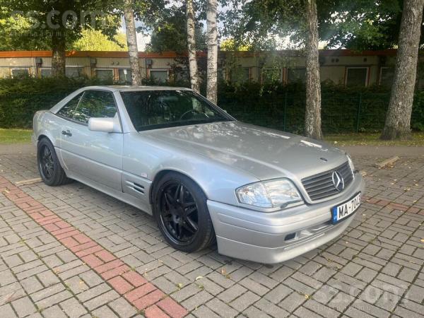 Grey Mercedes-Benz sl-320 1994 in Riga, with an engine capacity of 3.20 L and mileage of 145 thousand km for 12250 €, photo 1 on AUTOMOTO.COM.LV