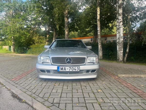 Grey Mercedes-Benz sl-320 1994 in Riga, with an engine capacity of 3.20 L and mileage of 145 thousand km for 12250 €, photo 9 on AUTOMOTO.COM.LV