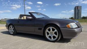 Violet Mercedes-Benz sl-320 1994 in Riga, with an engine capacity of 3.20 L and mileage of 295 thousand km for 11750 €, photo  on AUTOMOTO.COM.LV