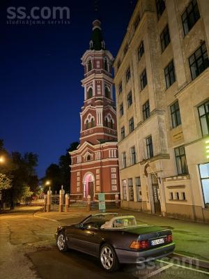 Violet Mercedes-Benz sl-320 1994 in Riga, with an engine capacity of 3.20 L and mileage of 295 thousand km for 11750 €, photo 11 on AUTOMOTO.COM.LV