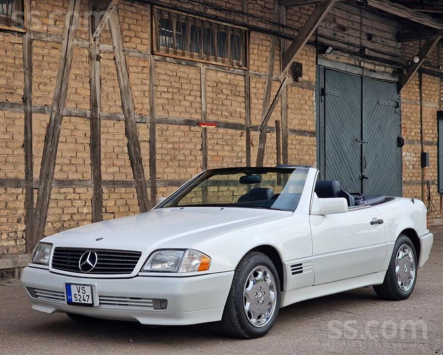 Balts Mercedes-Benz sl-320 1994 Rīga, ar dzinēja tilpumu 3.20 L un nobraukumu 110 tūkst. km par 14500 €, foto 1 vietnē AUTOMOTO.COM.LV