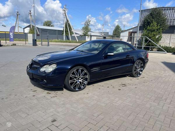 Blue Mercedes-Benz sl-350 2004 in Taurage, with an engine capacity of 3.72 L and mileage of 139 thousand km for 5900 €, photo 3 on AUTOMOTO.COM.LV