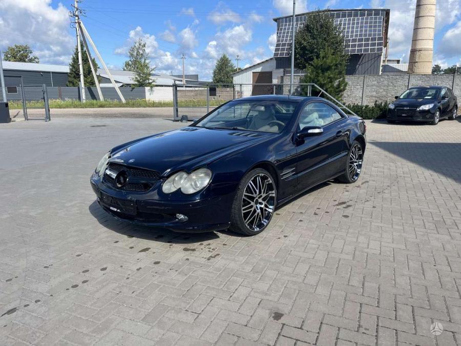 Blue Mercedes-Benz sl-350 2004 in Taurage, with an engine capacity of 3.72 L and mileage of 139 thousand km for 5900 €, photo 5 on AUTOMOTO.COM.LV