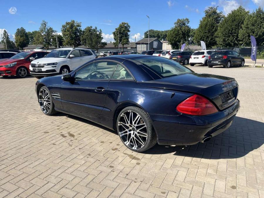 Blue Mercedes-Benz sl-350 2004 in Taurage, with an engine capacity of 3.72 L and mileage of 139 thousand km for 5900 €, photo 13 on AUTOMOTO.COM.LV